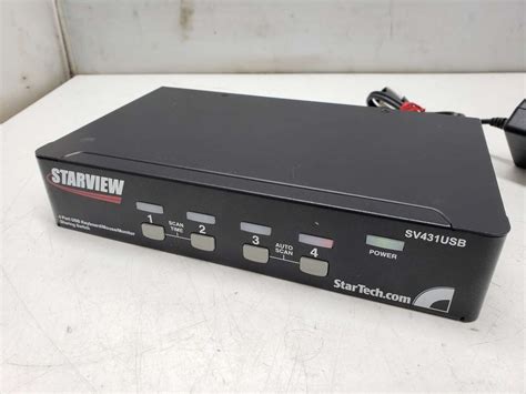 StarTech Port Professional VGA USB KVM Switch SV USB RECYBORG