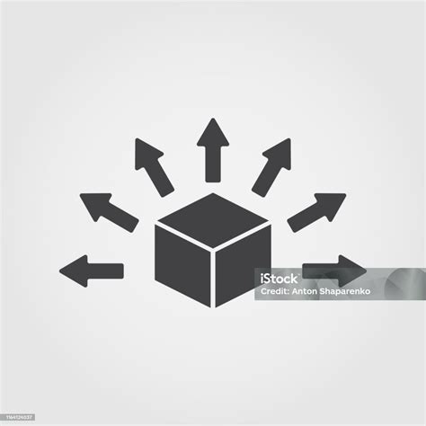 분포 플랫 아이콘입니다 블록 체인 아이콘 컬렉션의 흑백 크리에이티브 디자인 모바일 및 웹 사용을 위한 간단한 기호 일러스트 배포