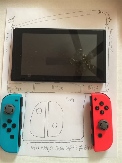 Could Any Cad Pros Mock Up A Switch Clamshell Case Like This Xpost