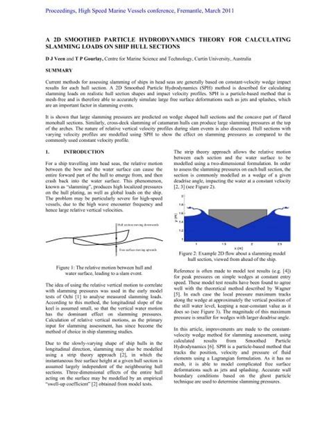 A D Smoothed Particle Hydrodynamics Theory For Calculating