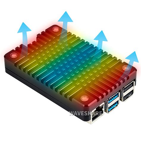 Onpadru Тонкий корпус из алюминиевого сплава для Raspberry Pi 4 Цена