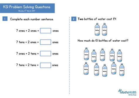 Ks1 Problem Solving Question Of The Day 6th March Place Value