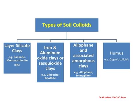 Soil Colloids Properties Nature Types And Significance Sources Of Charges PPTX Chemistry