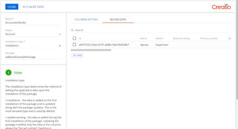 Packages Basics Creatio Academy