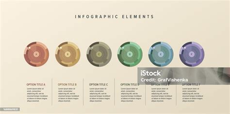 6단계 원이 있는 비즈니스 프로세스 차트 인포그래픽 라운드 워크플로우 그래픽 요소 회사 순서도 프레젠테이션 슬라이드입니다 플랫