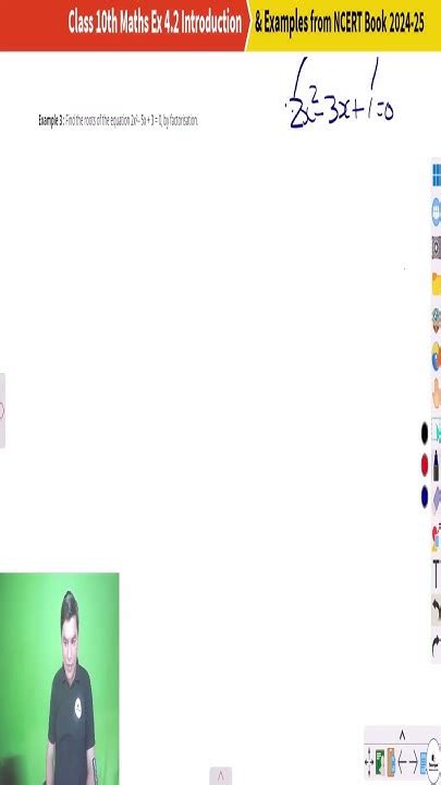 Class 10th Quadratic Equations Class10th Maths Tutorspot Quadraticequations 3 Youtube