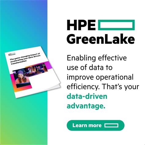 Data Solutions To Transform Data Into Intelligence Hpe Greenlake