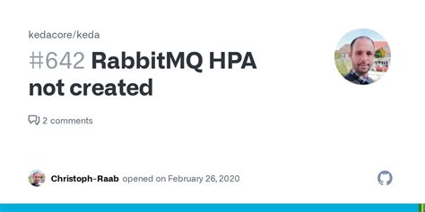RabbitMQ HPA Not Created Issue Kedacore Keda GitHub