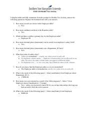 SNHU DAD Activity Docx DAD Module Two Activity Using The Tables And SQL