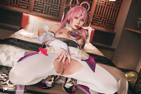 Cosplay Babes Tokar Laurus0711 Cosplay Fu Xuan Honkaistar Rail 26