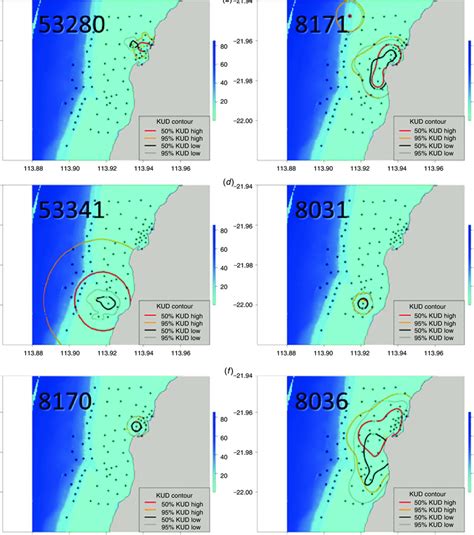 Tidal Variation In Space Use By Lethrinus Nebulosus Of Six