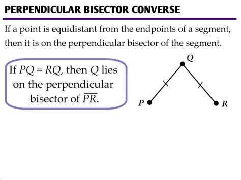 Perpendicular And Angle Bisectors Worksheet