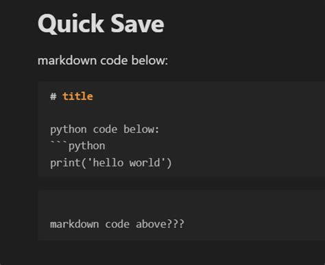 Nest A Code Block Inside A Code Block Cause Glitchy Result Bug