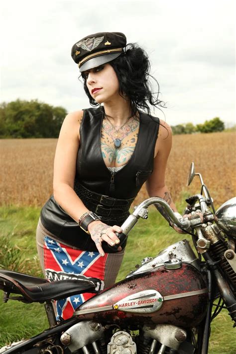 Danielle Colby Tattoo With Harleys Bike Tattoomagz › Tattoo