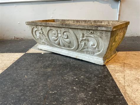 1950s Rectangular Concrete Planters 5 Pairs Available For Sale At 1stdibs