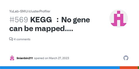 kegg ：no gene can be mapped · issue 569 · yulab smu