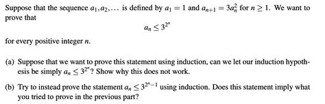 Solved Suppose That The Sequence A A Is Defined By Aj Chegg Com