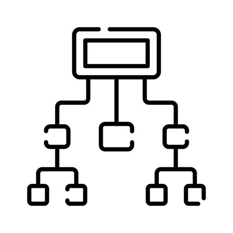 Hierarchy Icon Design Flowchart Workflow Icon 50609210 Vector Art At Vecteezy