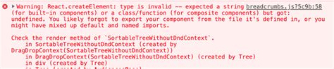 Sortabletreewithoutdndcontext Render Null · Issue 511 · Frontend