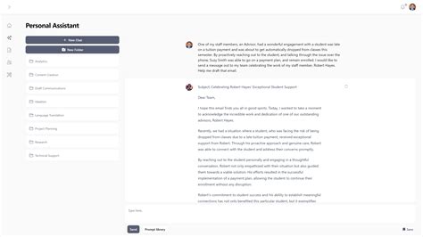 enterprise ai assistant for higher education advising app