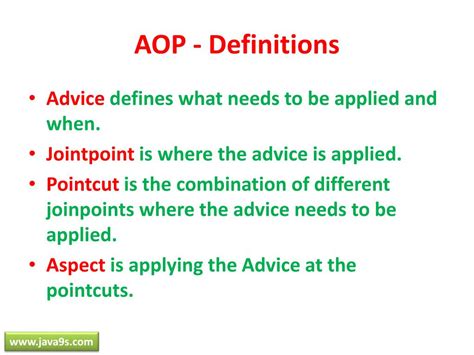 PPT Spring AOP Aspect Oriented Programming PowerPoint Presentation Free Download ID 3100409