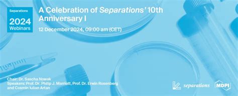 Separations Mdpi On Linkedin Sciforum Separations 1