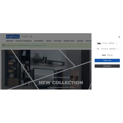 OpenCart Essence By Https Madehtml5 Github Io