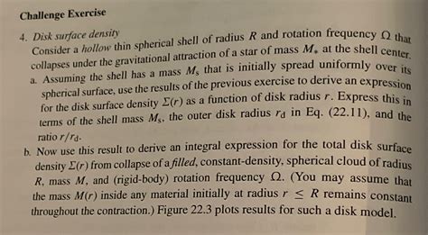 Challenge Exercise4 ﻿disk Surface Densityconsider A