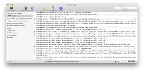 Unified Log Structure And Available Data The Eclectic Light Company