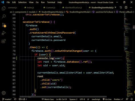 How To Add More Details To Firebase User Auth Object Then Store The