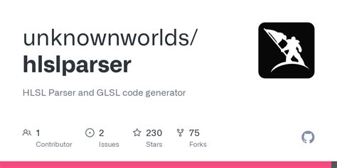 Github Unknownworlds Hlslparser Hlsl Parser And Glsl Code Generator