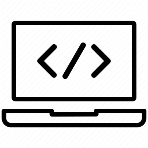 Codding Custom Development Optimization Code Laptop Program Icon Download On Iconfinder