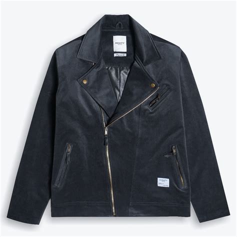 Jual Highty Charcoal Corduroy Biker Jacket Jaket Biker Pria Shopee Indonesia