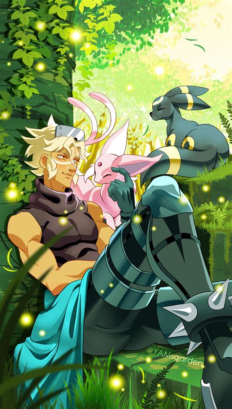 Umbreon Espeon And Wes Pokemon And 2 More Drawn By Yamsgarden