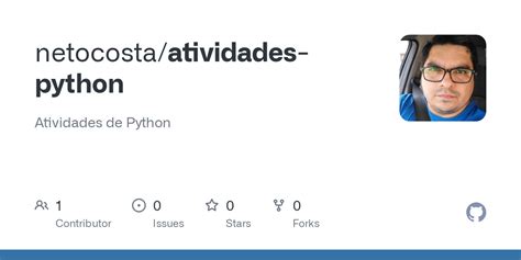 atividades python matriz transposta py at main · netocosta atividades python · github