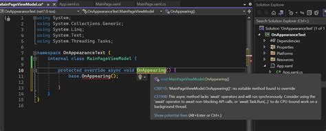 Net Maui Viewmodel Alternative To Onappearing Microsoft Qanda