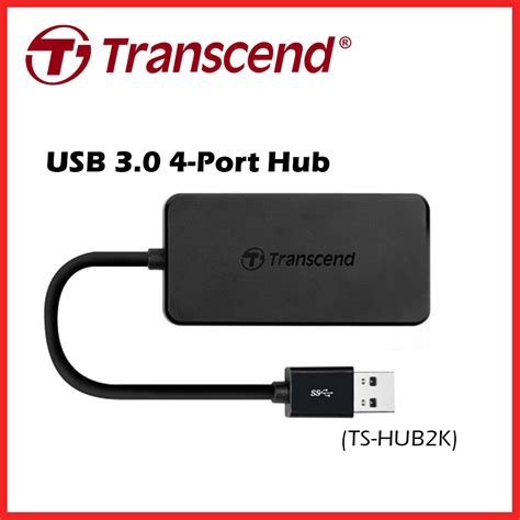 Transcend Ts Hub K Usb Hub Usb Port Hub Black Ts Hub K Transcend Usb Hub Shopee Malaysia