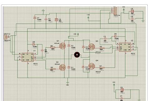Dc Motor Driver Circuit Fig 2 H Bridge Operation Diagram