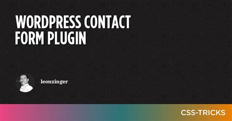 Wordpress Contact Form Plugin Css Tricks
