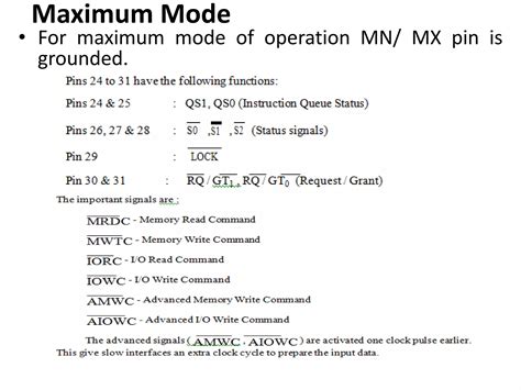 Unit 2 8086 System Bus Structure Pptx