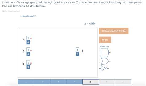 Instructions Click A Logic Gate To Add The Logic