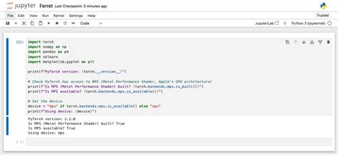 Hammad Al Habib On Linkedin Machinelearning Deeplearning Pytorch Applesilicon