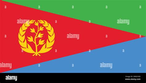 National Flag Of Eritrea Eritrea Sign Eritrea Flag Stock Vector Image And Art Alamy