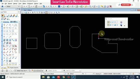 Smart Line Tool In Microstation Similar To Autocad Polyline Youtube
