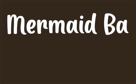 Mermaid Babies Free Font