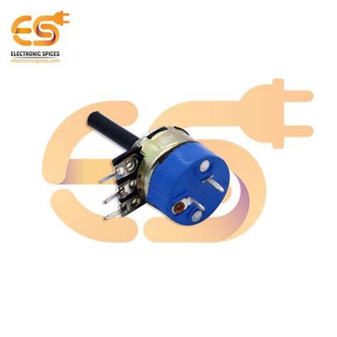 Buy 10k Potentiometer 3 Pin With In Built On Off Switch Pack Of 5
