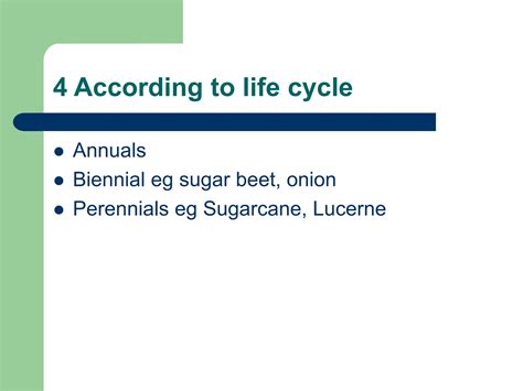 4 Classification Of Crop Plantspptclassification Of Crop Plants Ppt