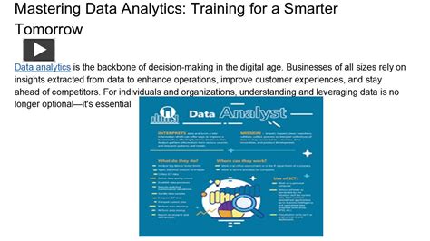 Ppt Data Analytics Training Powerpoint Presentation Free To