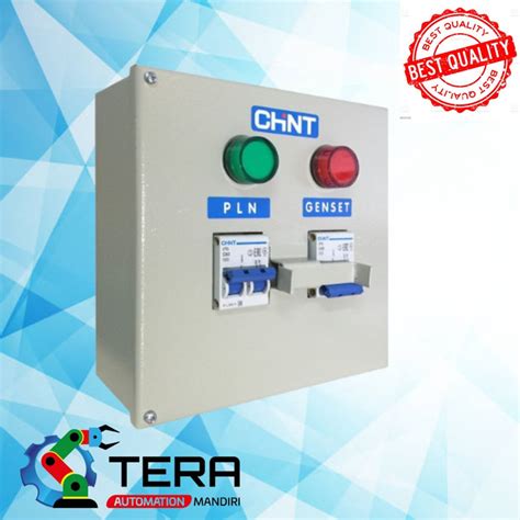 Jual Panel Interlock Switch PLN Genset CHINT 2P OHM Saklar Switch Handle Jakarta Utara