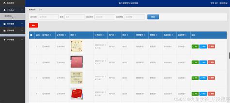 java vue计算机毕设第二课堂学分认定系统【开题 程序 论文 源码】 csdn博客